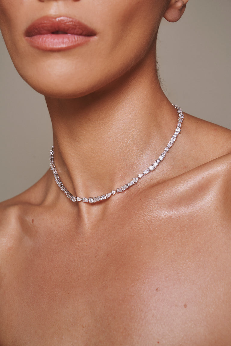 Mavis Tennis Necklace – Lili Claspe