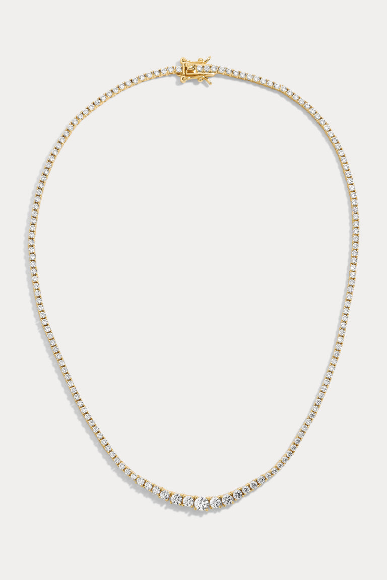 Gradient Amina Tennis Necklace – Lili Claspe